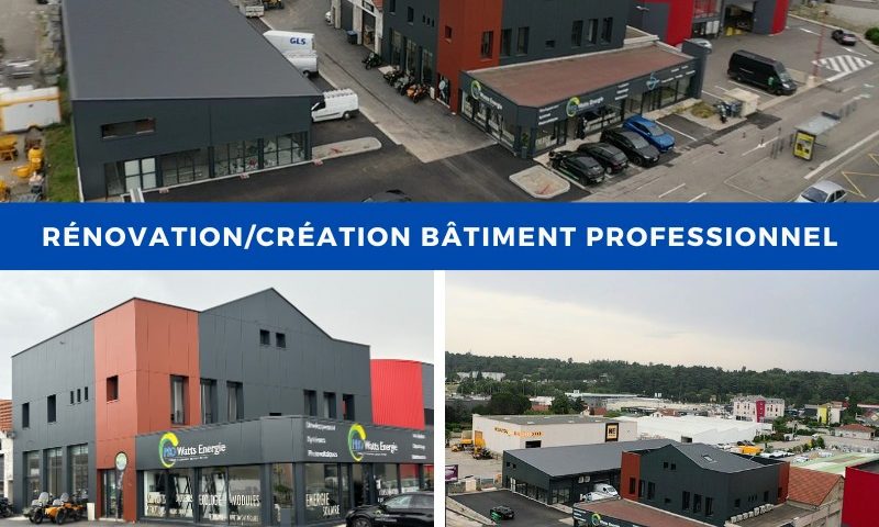 Nouveau bâtiment professionnel de 2500 m² à Valence - Bardet Promotion